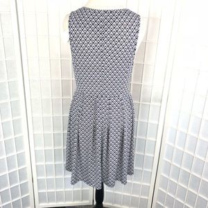 Papillon Blanc | Dresses | Raindrops By Papillon Navy White Dress ...